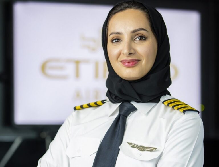 Etihad pilot makes history as UAE’s first female Emirati Captain in ...