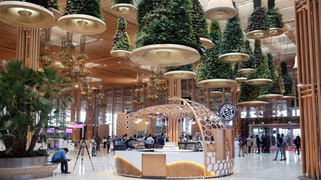 The World's first terminal interior, built in a magnificent bamboo ...